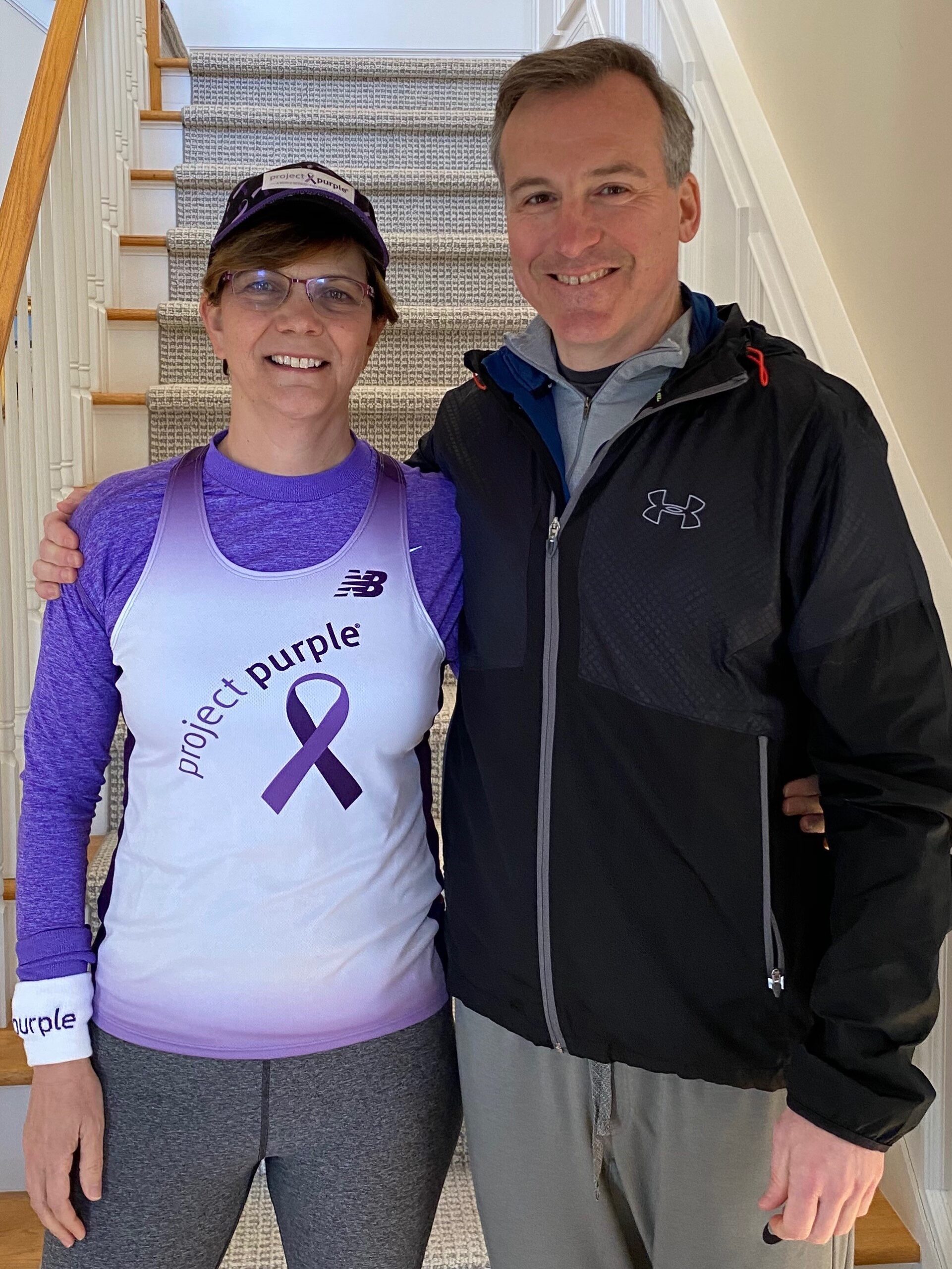 United Airlines NYC Half Marathon Project Purple Runner Dr. Diane ...