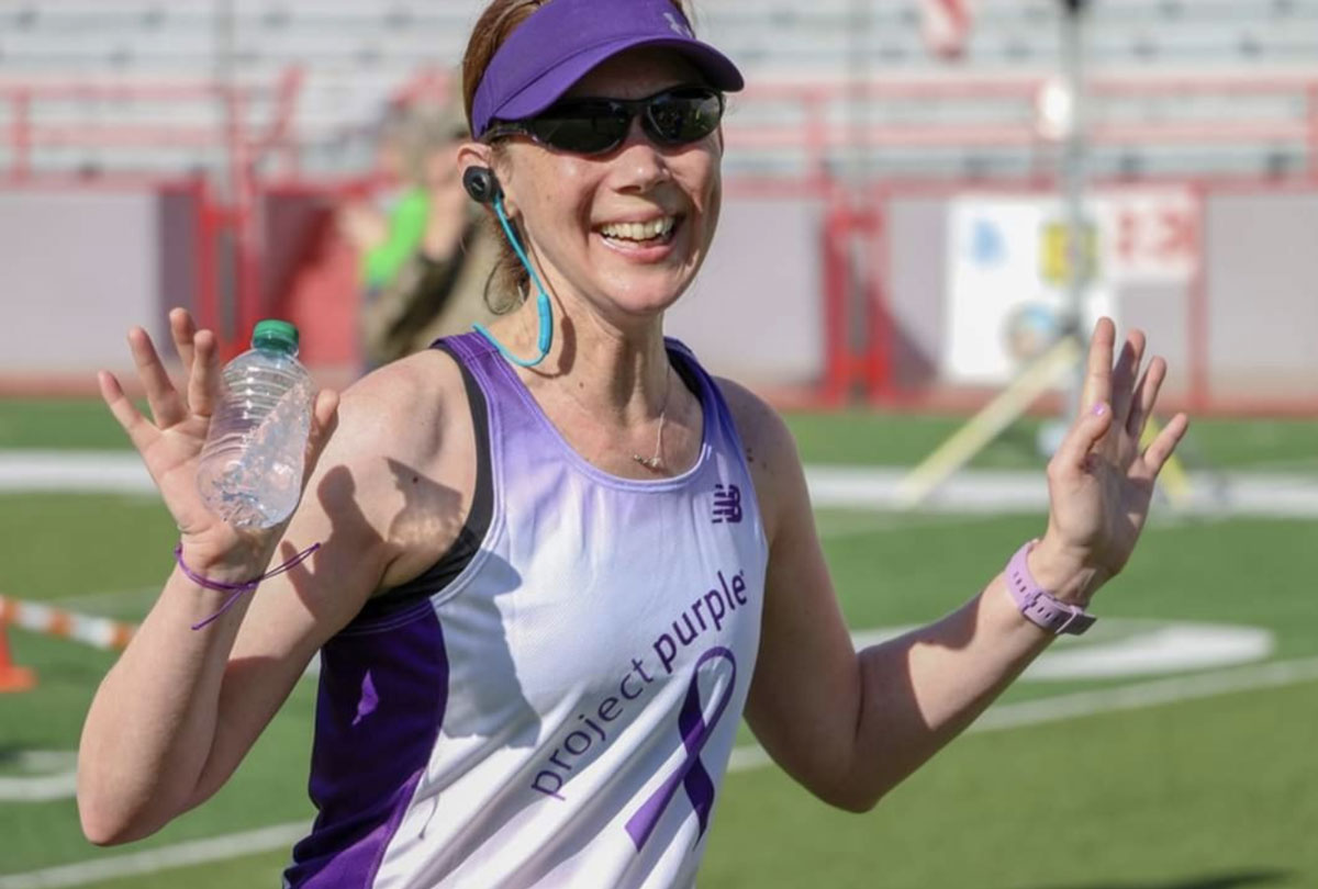 Pam runs Berlin Marathon in honor of her dad | Project Purple
