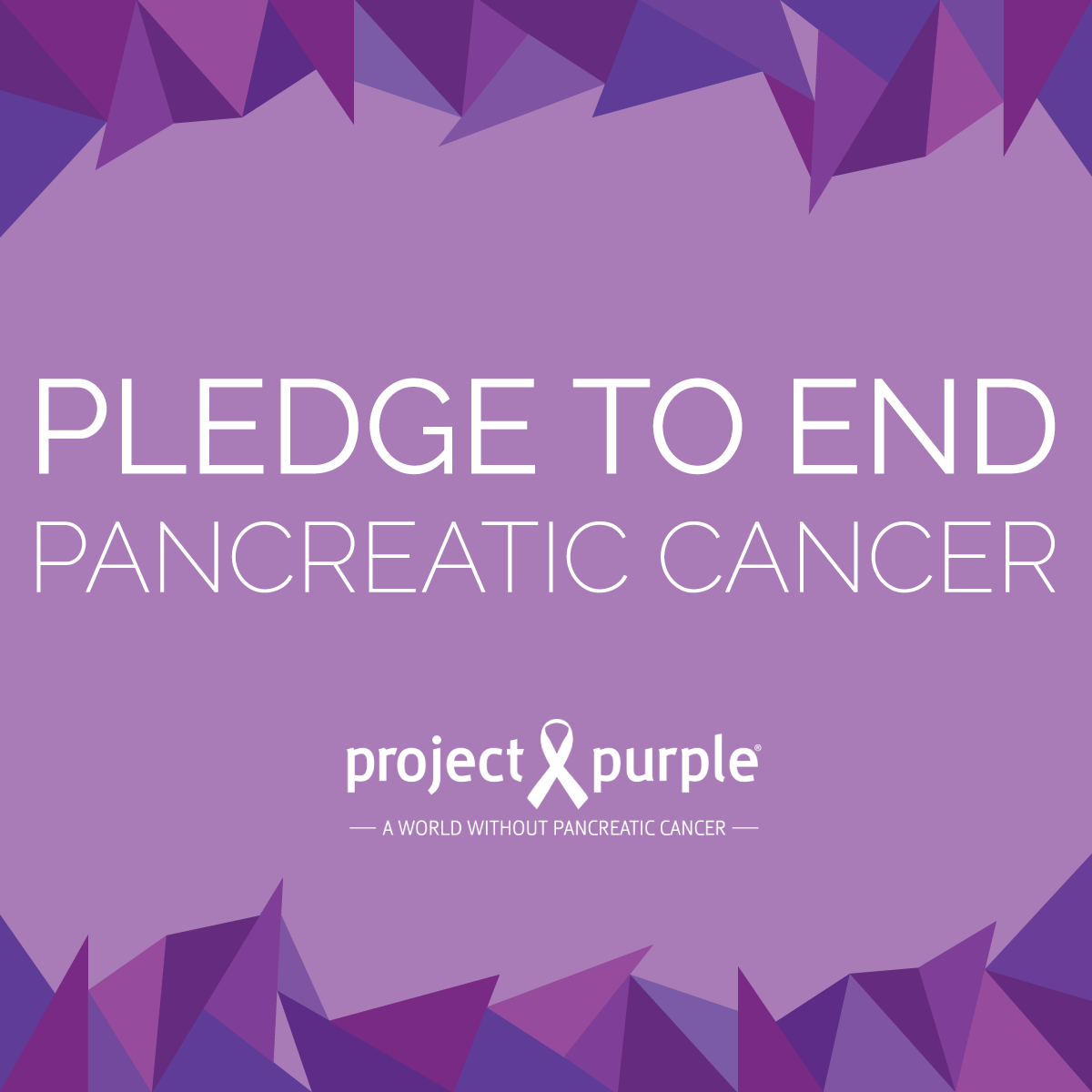 How to take the pledge to end pancreatic cancer with Project Purple