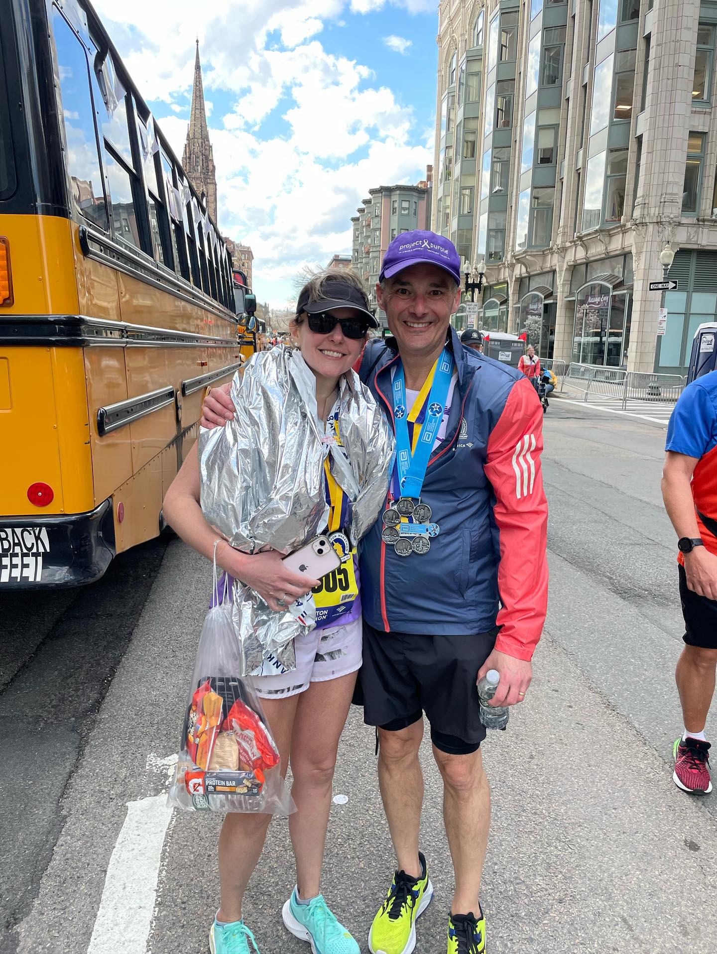 Boston Marathon 2025 w/ Project Purple | Pancreatic Cancer Charity